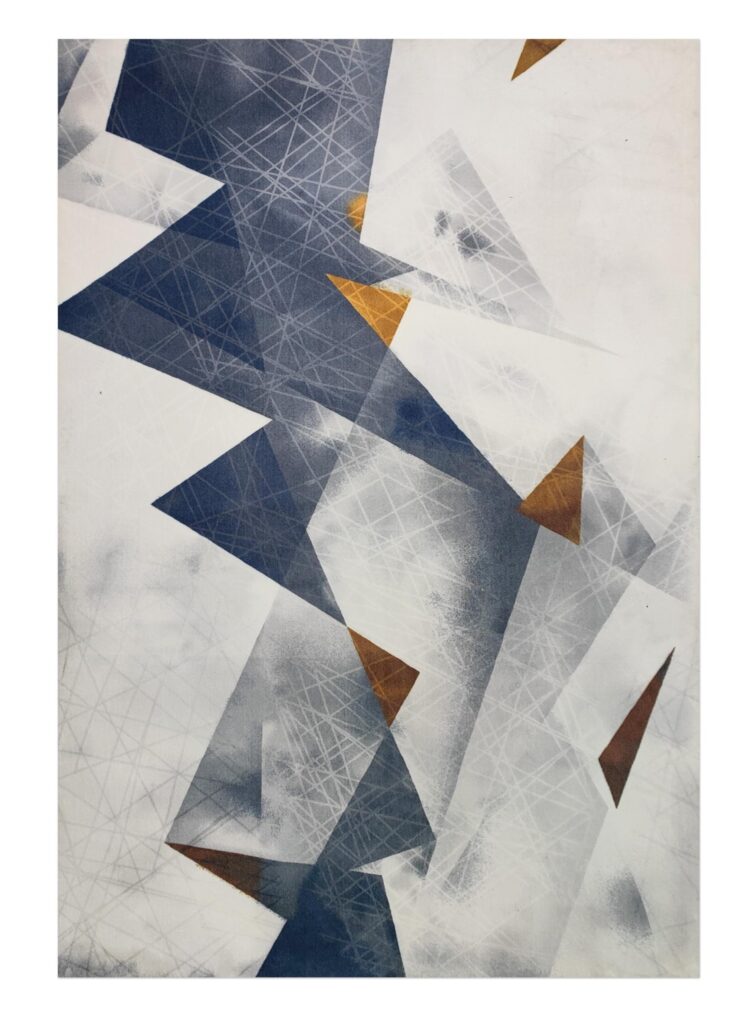 Modern style 1200g nylon custom printed carpet