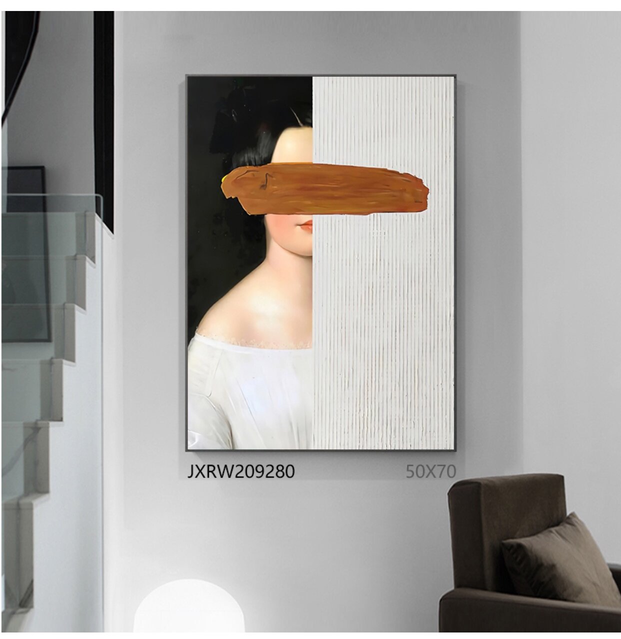 Bedroom decorative figure painting ideas